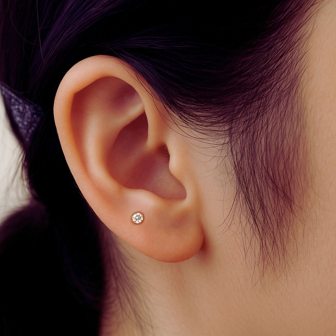 Upper Lobe Piercing: Cost, Pain, Healing & Jewelry – EricaJewels