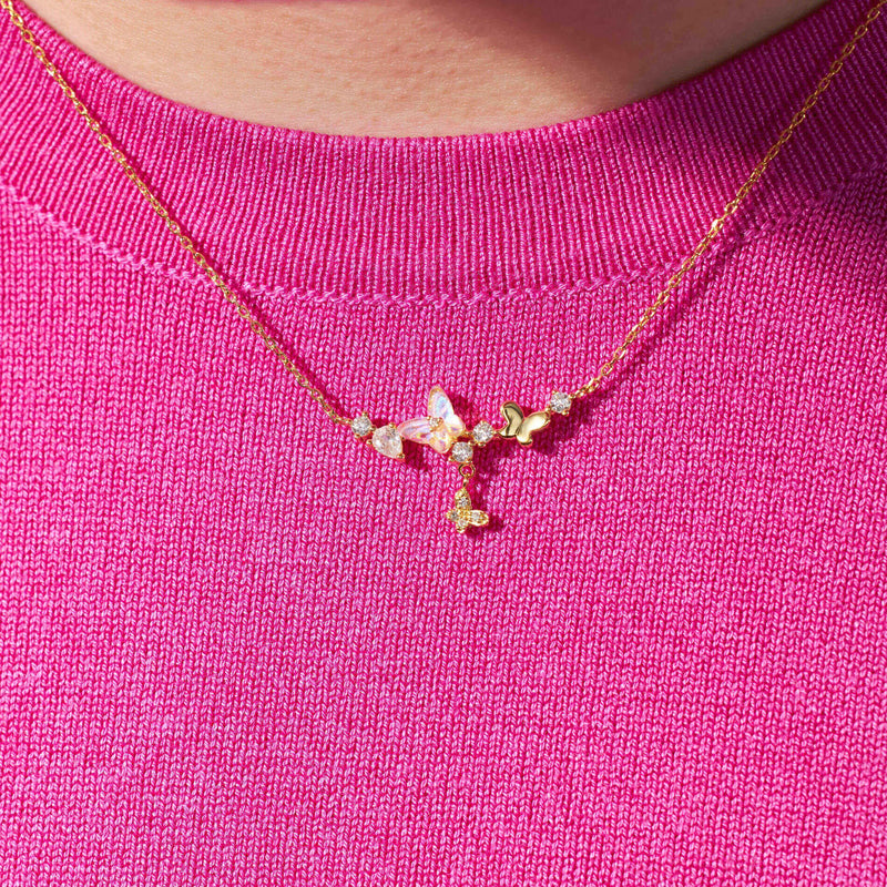 Aurora Butterfly Pendant Necklace - Erica Jewels – EricaJewels
