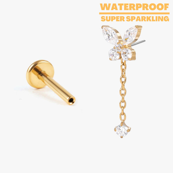 Flat Back Earrings - EricaJewels