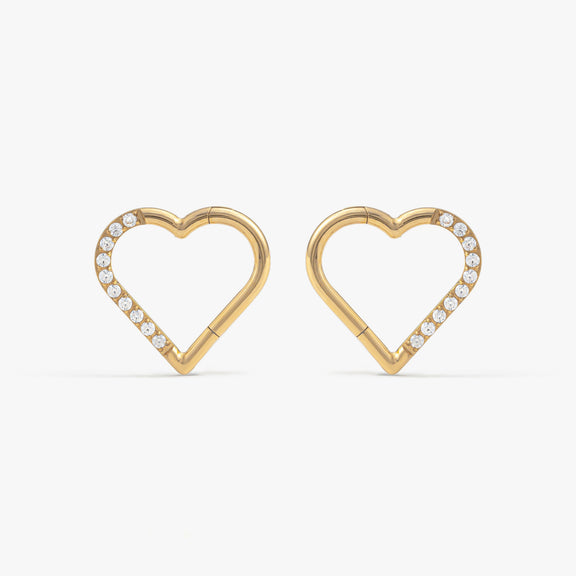 Heart Shape Daith Jewelry-Left And Right Ear | Erica Jewels – EricaJewels